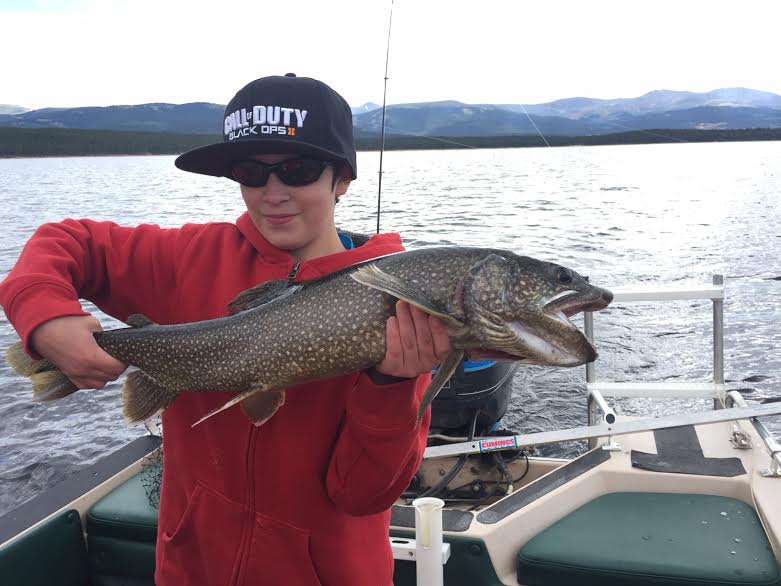 His first trout. | Colorado Trout Guide | Colorado Fishing Guide